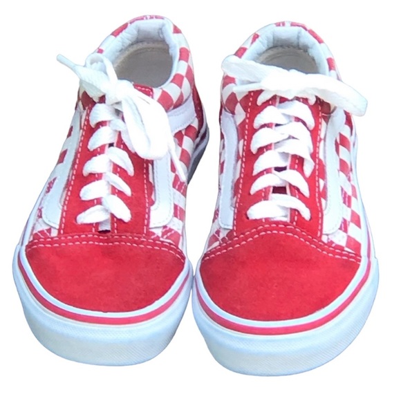Vans | Shoes | Vans Low Top Checkered Print Lace Up Skateboard Shoes ...